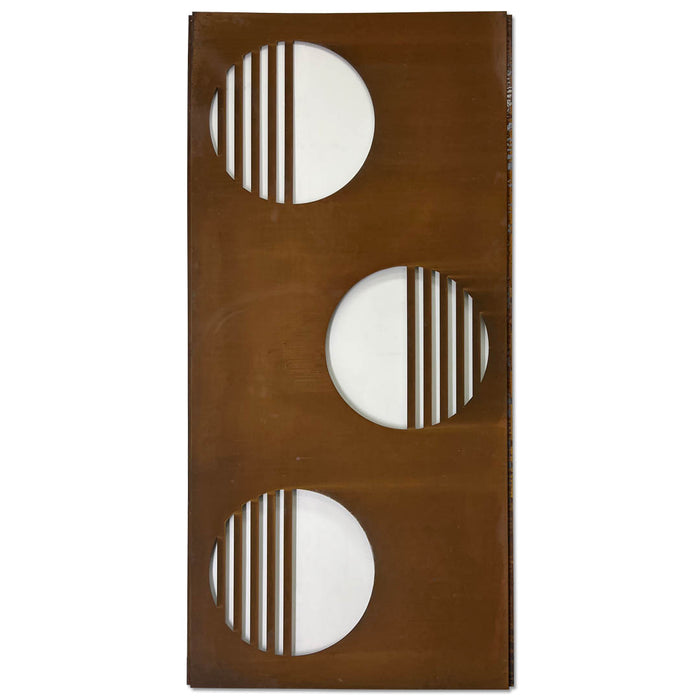 Eclipse Corten Steel Rust Screen 2400x1165mm - Chippys Outdoor ...