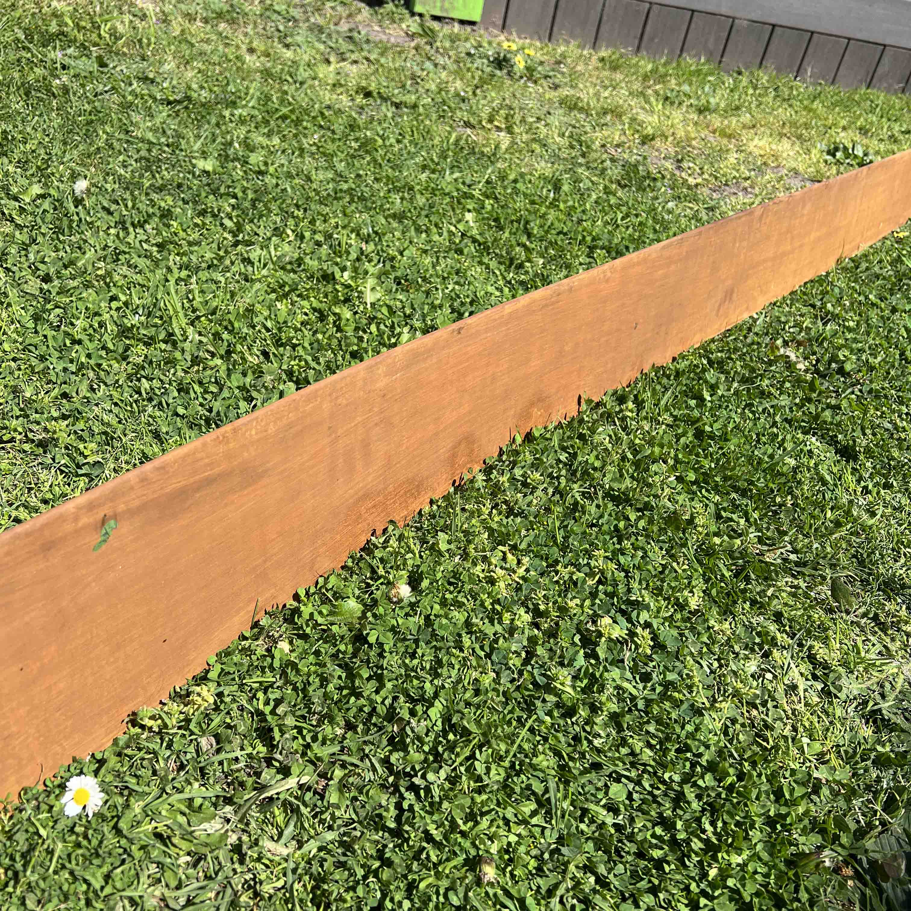 SafeEdge: Corten Steel Rust Garden Edging with Safety Fold - Chippy's ...