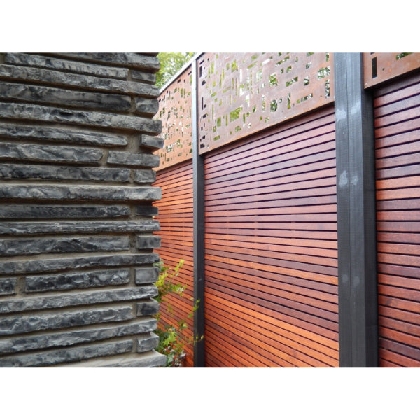 Matrix Rust Metal Screen, Backyard Privacy, Melbourne, Australia ...