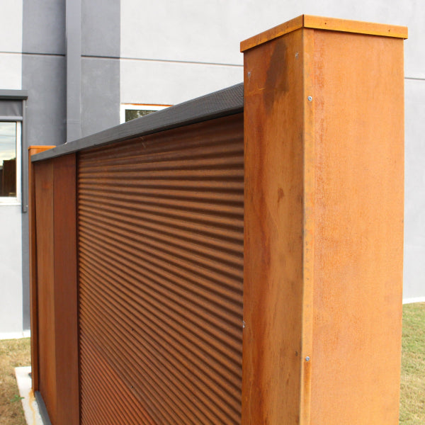 Z-Tina Mini Corry Rust Privacy Screens – Chippy’s Outdoor – Chippy's ...