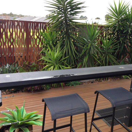 Vine Rust Metal Screen, Backyard Privacy Screening, Melbourne Australia ...