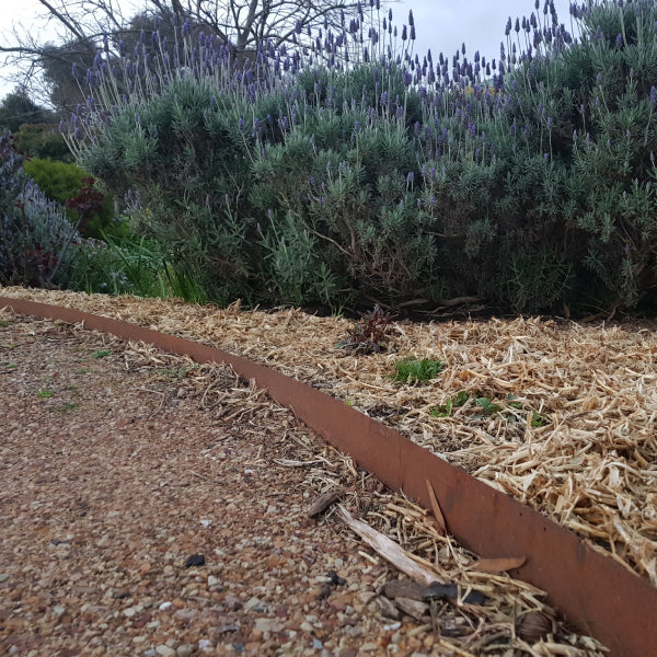Corten Steel/Metal Rust Garden Edging - Chippy's Outdoor Melbourne