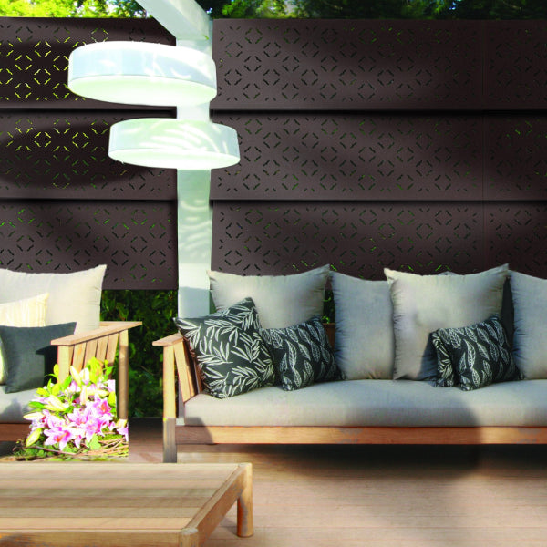 Outdoor Privacy Screen: Modina™ -1800x600 Weathertex Panel – Chippy's ...